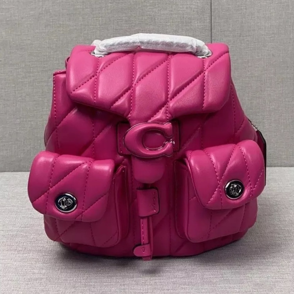 Coach Tabby Quilted Backpack - Gem